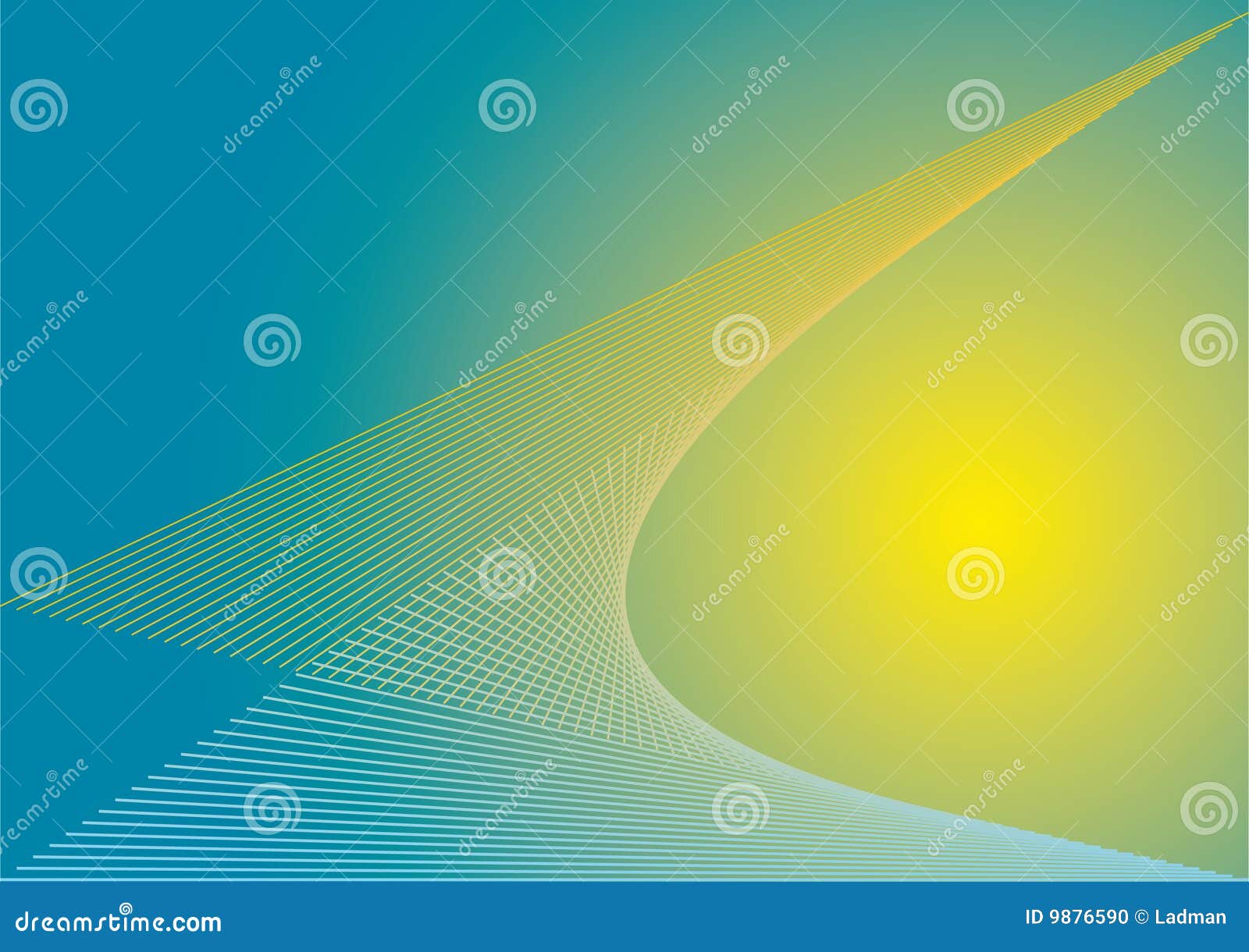 Geometry and sun stock vector. Illustration of blue, creative - 9876590