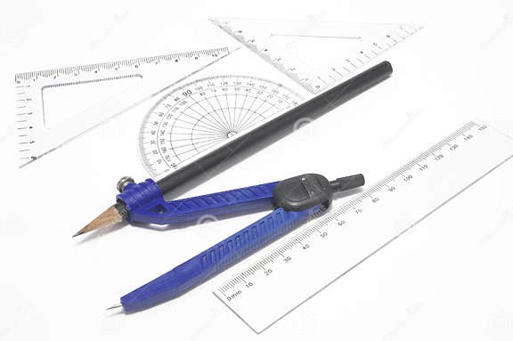 Geometry Supplies stock photo. Image of trigonometry, math - 2915554
