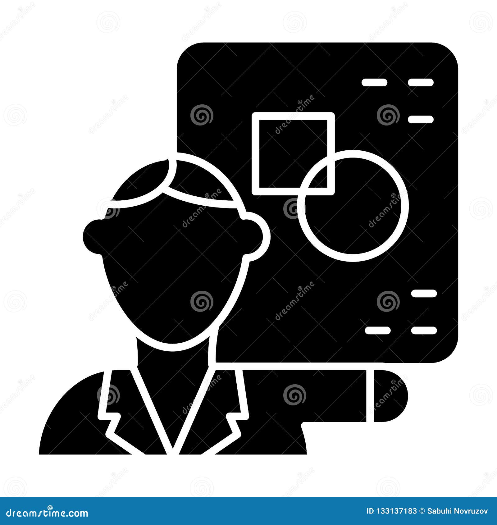 Math Professor Royalty-Free Illustration | CartoonDealer.com #76658334