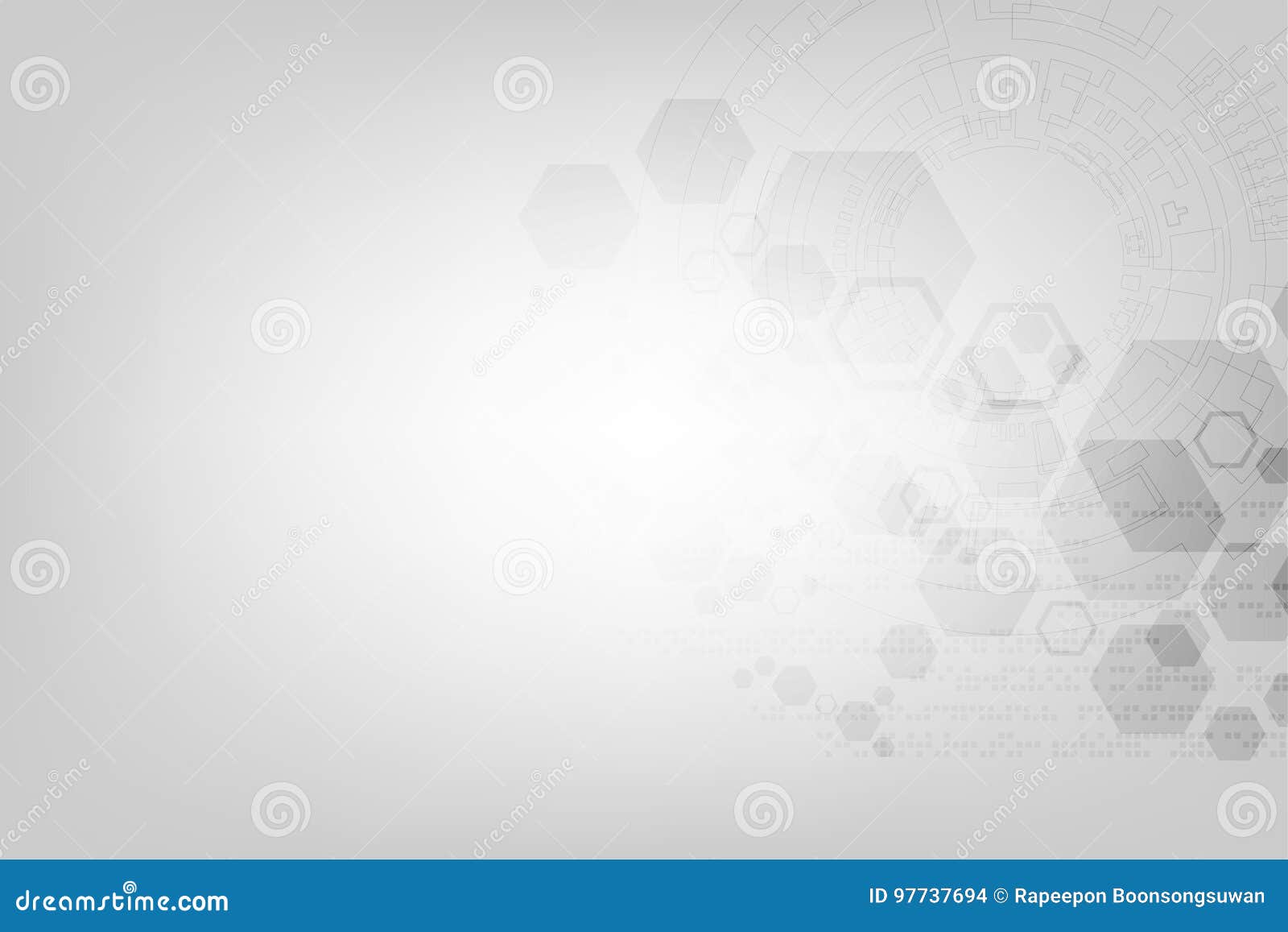 Geometry in Technology Concept on a Gray Background. Stock Vector ...
