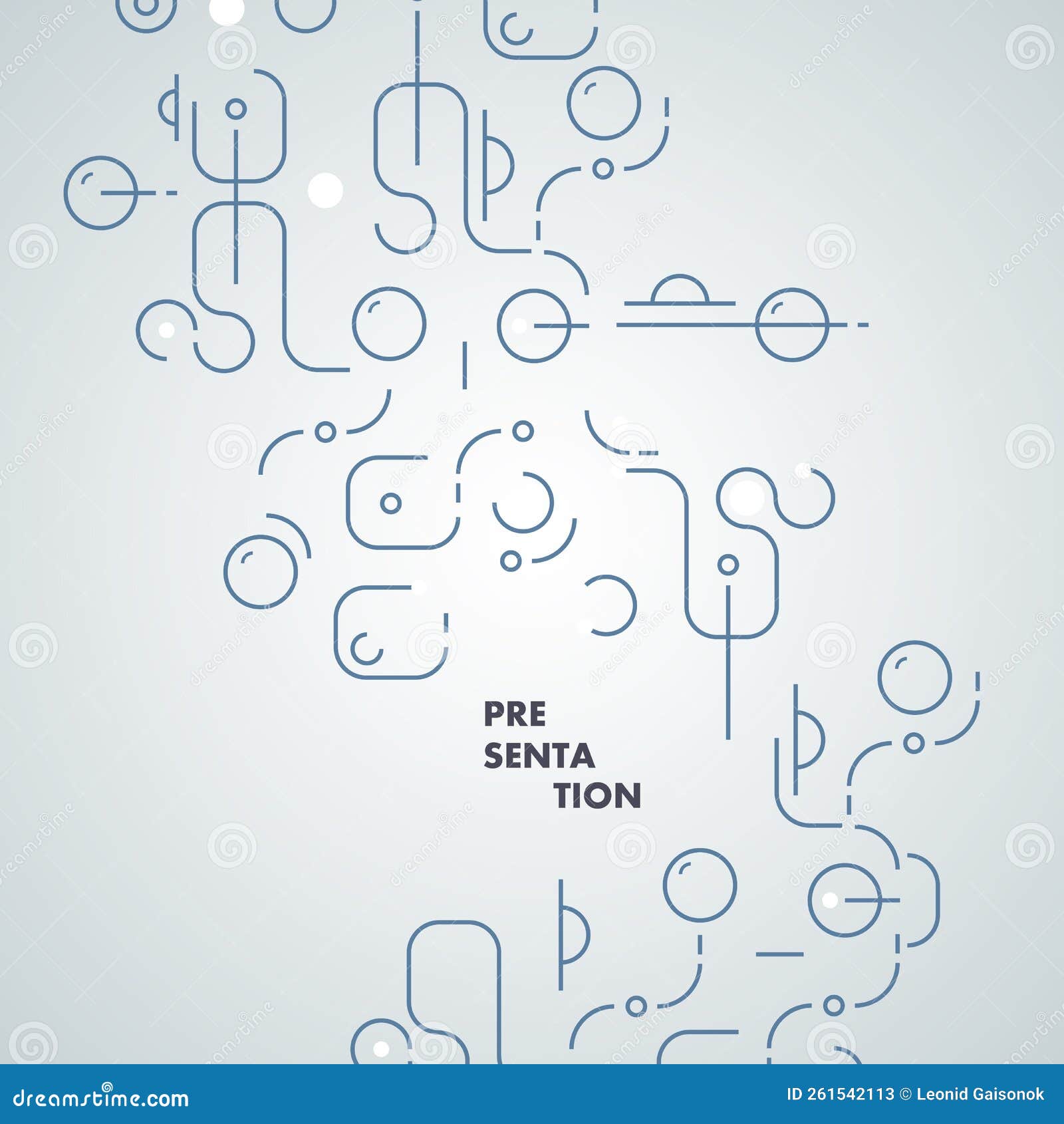 Geometry Technology Connect. Abstract Poster Design. Vector Objects ...