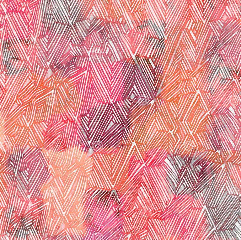 Geometry Texture Creative Repeat Modern Pattern Stock Illustration ...