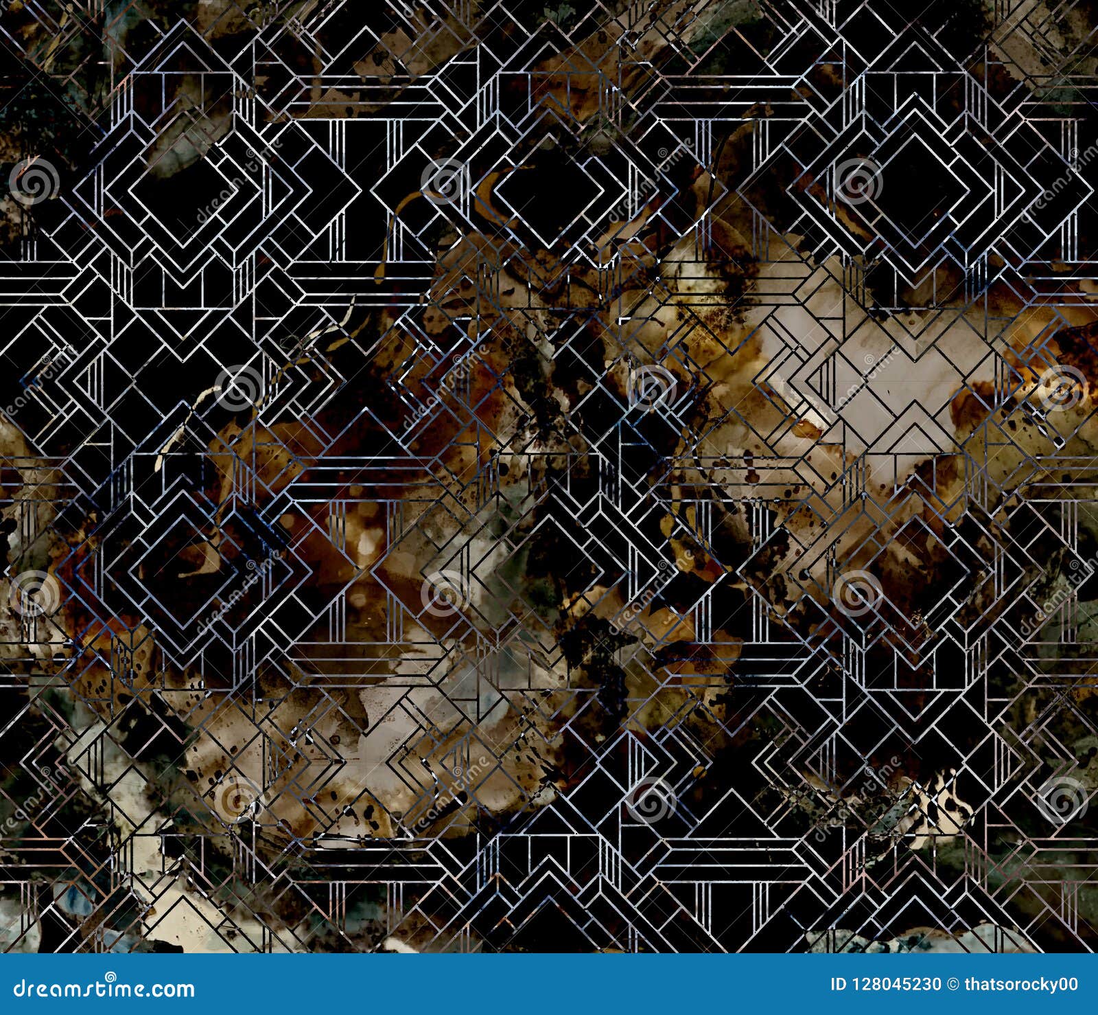 Geometry Texture Repeat Modern Pattern Stock Illustration ...