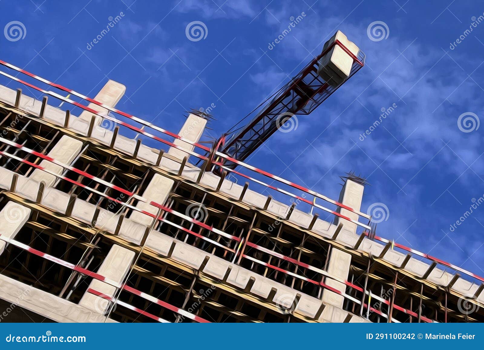 Geometry up in the air stock photo. Image of architecture - 291100242