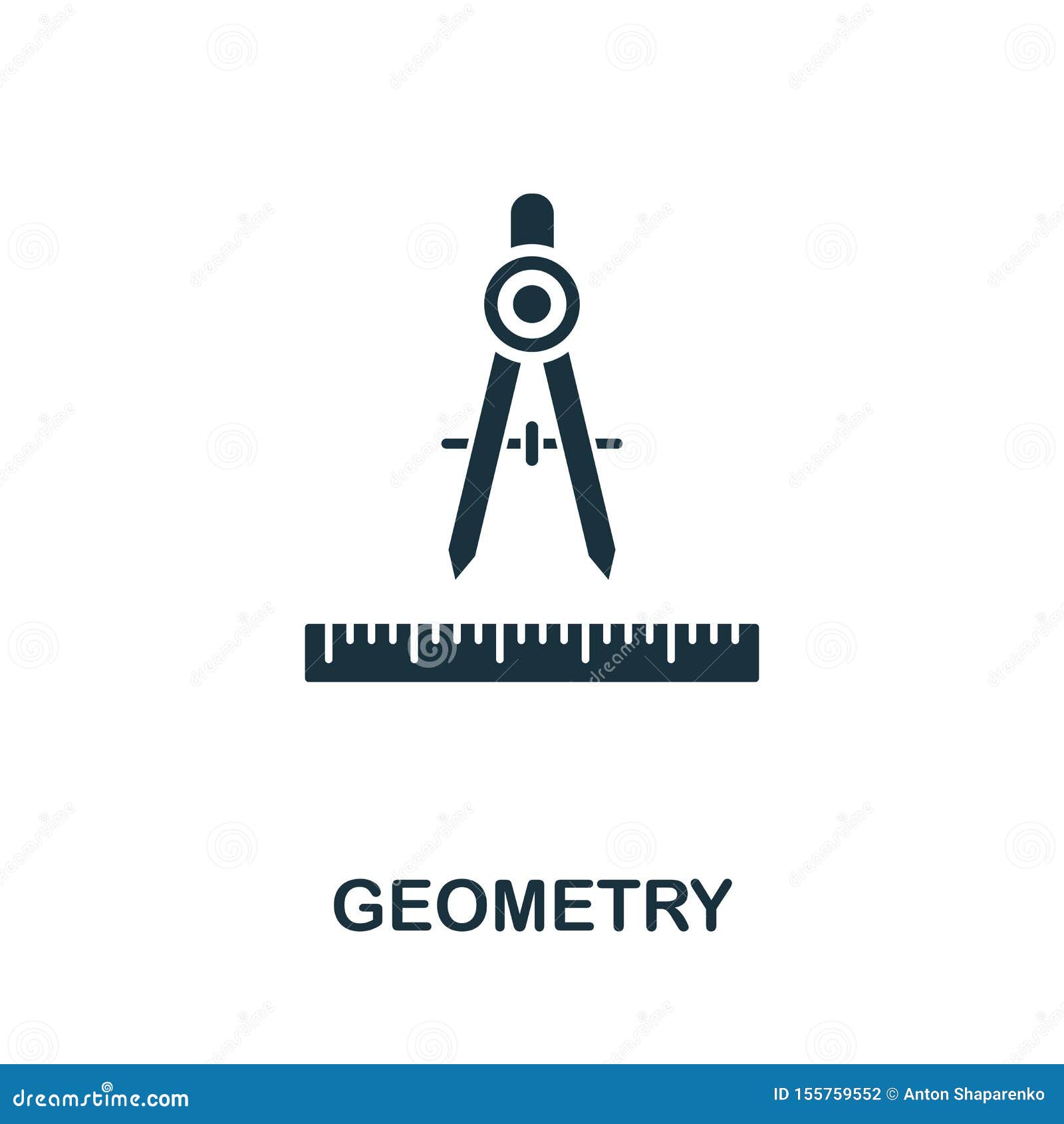 Geometry Vector Icon Symbol. Creative Sign from Education Icons ...