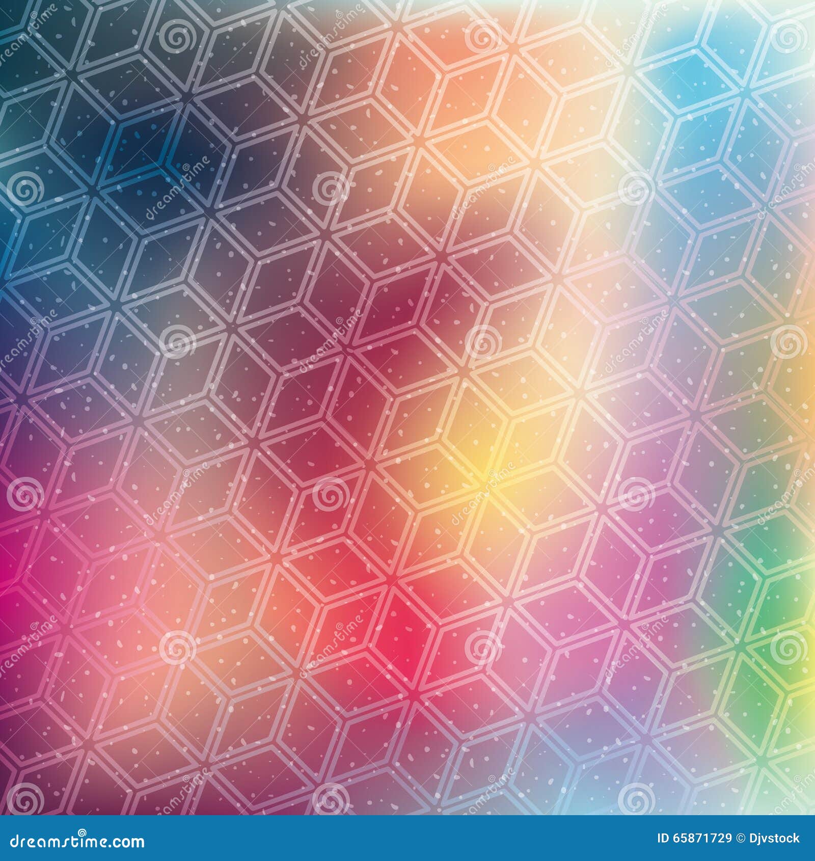 Geometry Wallpaper or Background Stock Vector - Illustration of retro ...