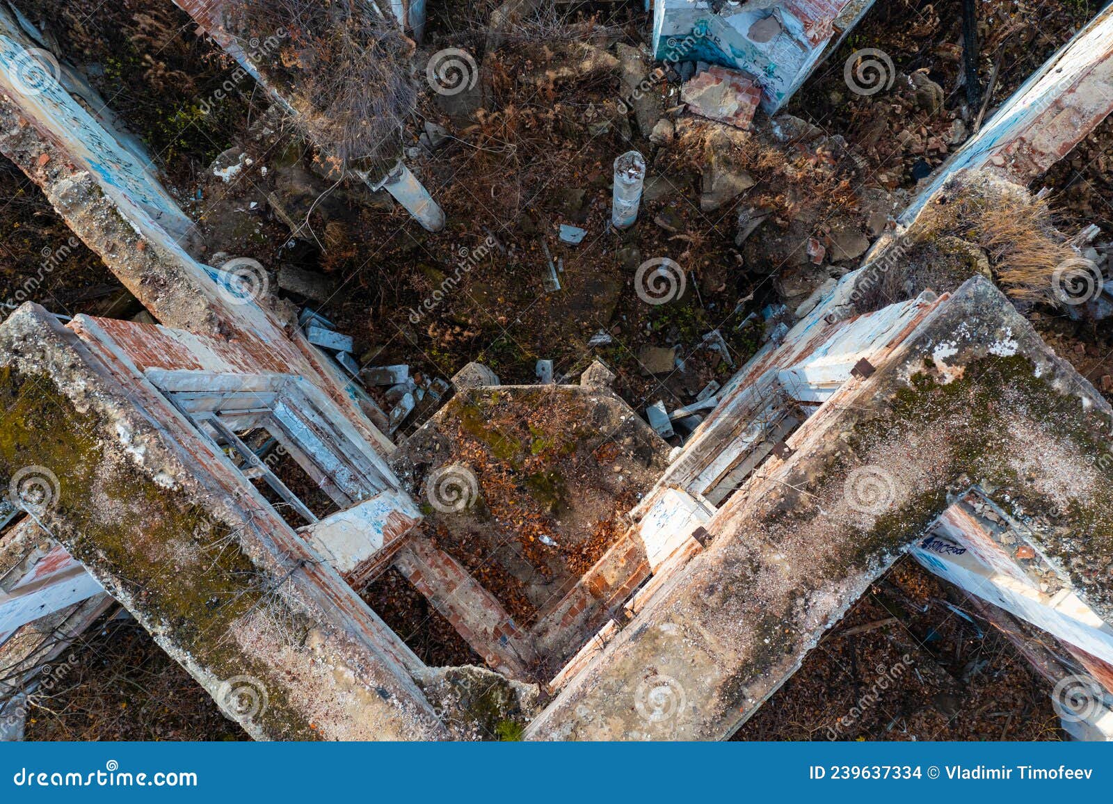 Vertical Top Down Aerial View Of Traffic On Freeway Interchange At ...