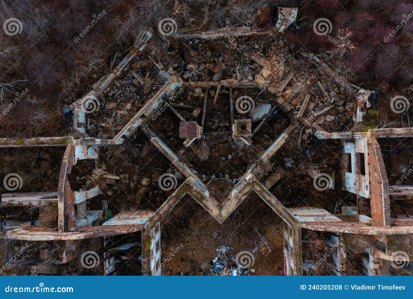 Vertical Top Down Aerial View Of Traffic On Freeway Interchange At ...