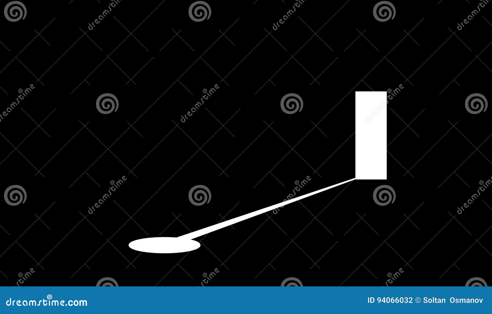 Geometry. Wrong Figures. Wrong Shadow. Abstraction Stock Illustration ...