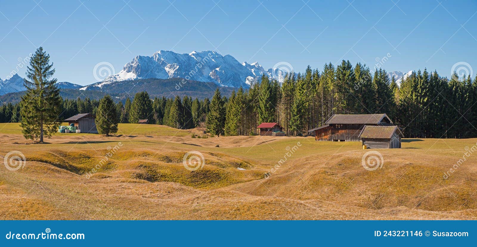 Geomorphological Interesting Bumpy Landscape Buckeliwiesen with Huts ...