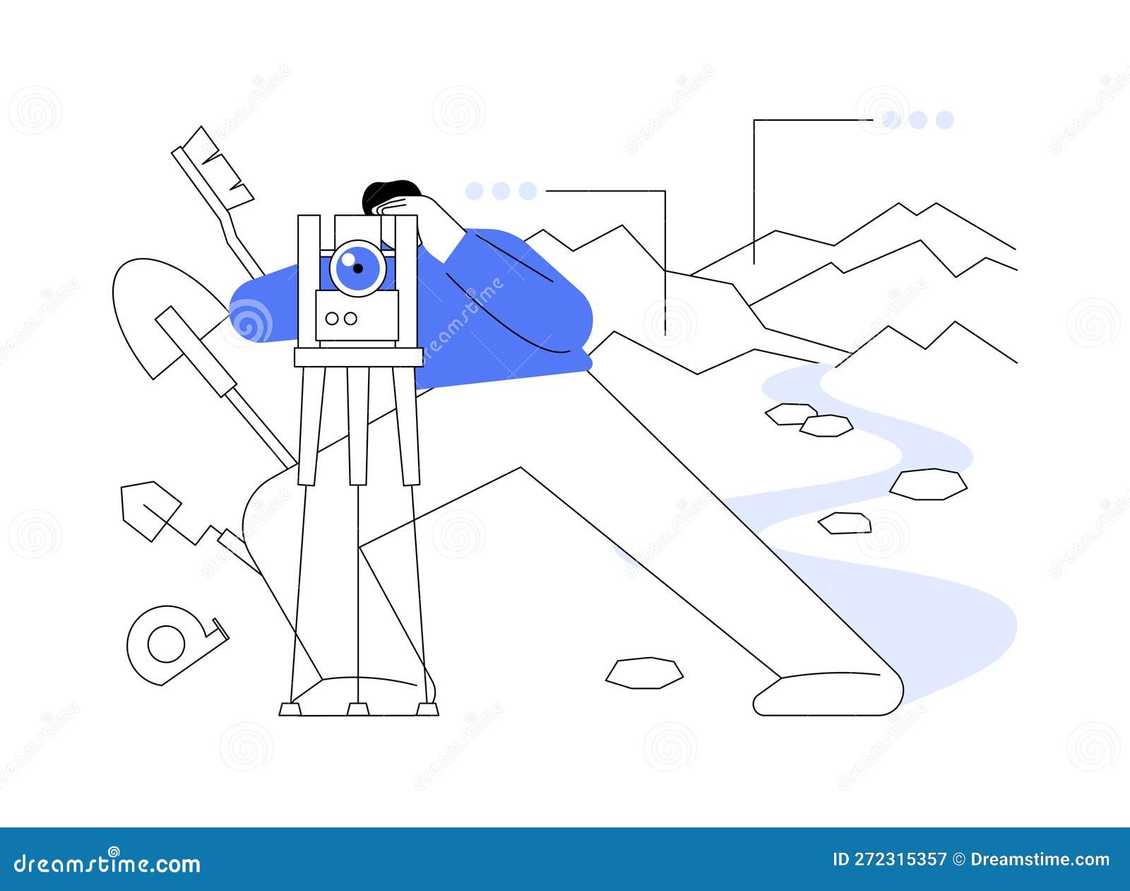 Geomorphology Abstract Concept Vector Illustration. Stock Vector ...