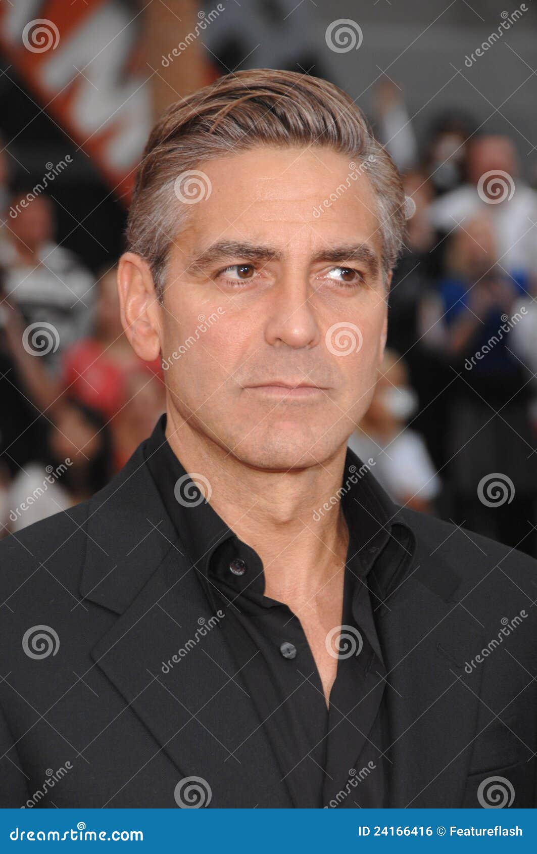 George Clooney foto editorial. Imagem de norte, hollywood - 24166416