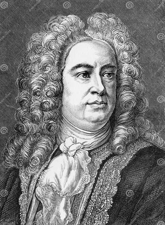 George Frideric Handel redaktionelles bild. Illustration von europa ...