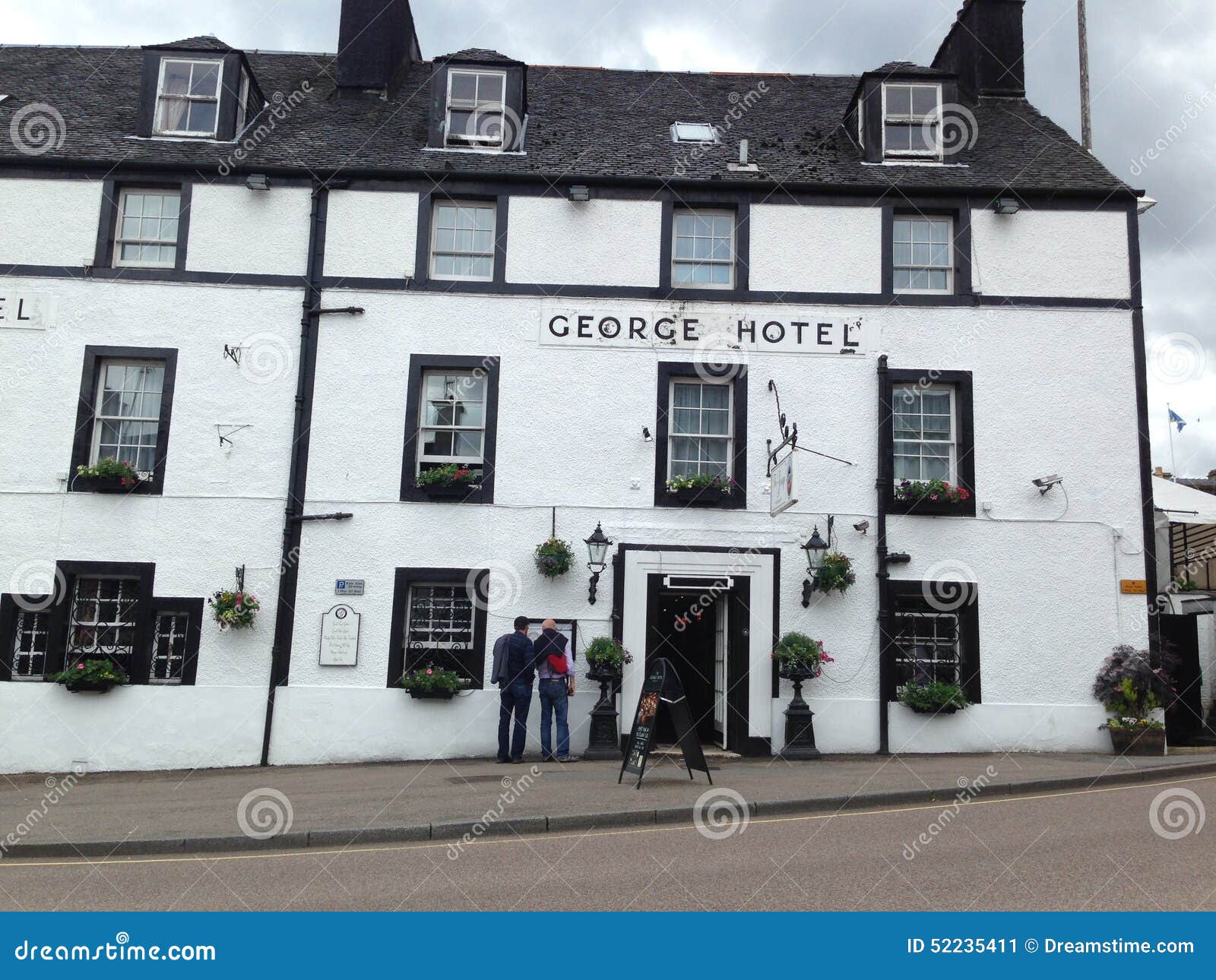 George Hotel in Inveraray, Scozia Fotografia Editoriale - Immagine di ...