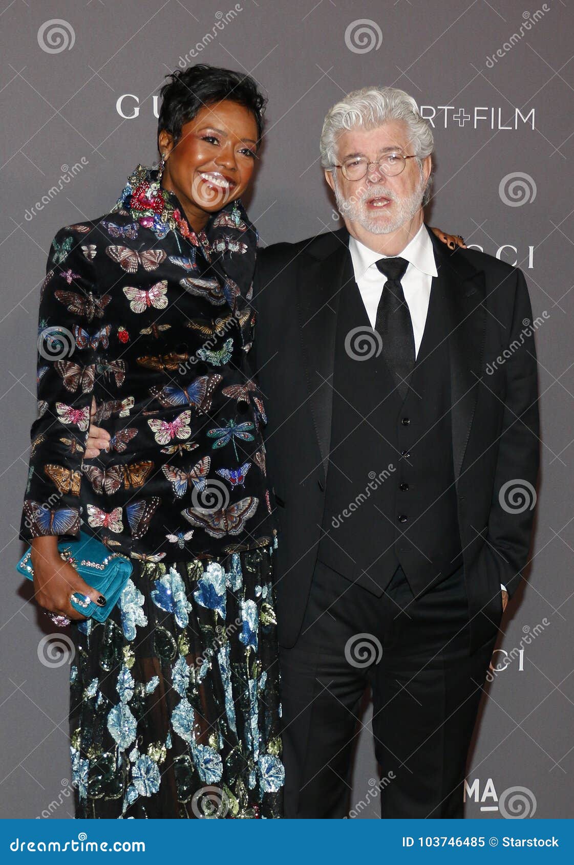 George Lucas Y Mellody Hobson Imagen editorial - Imagen de lucas ...