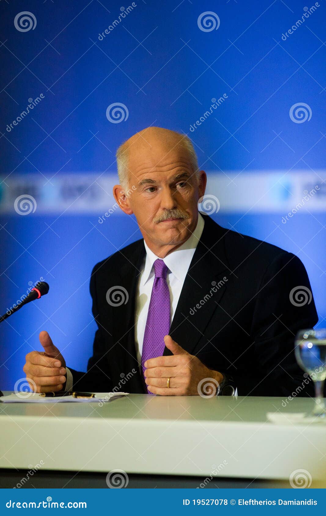 George Papandreou editorial stock photo. Image of official - 19527078