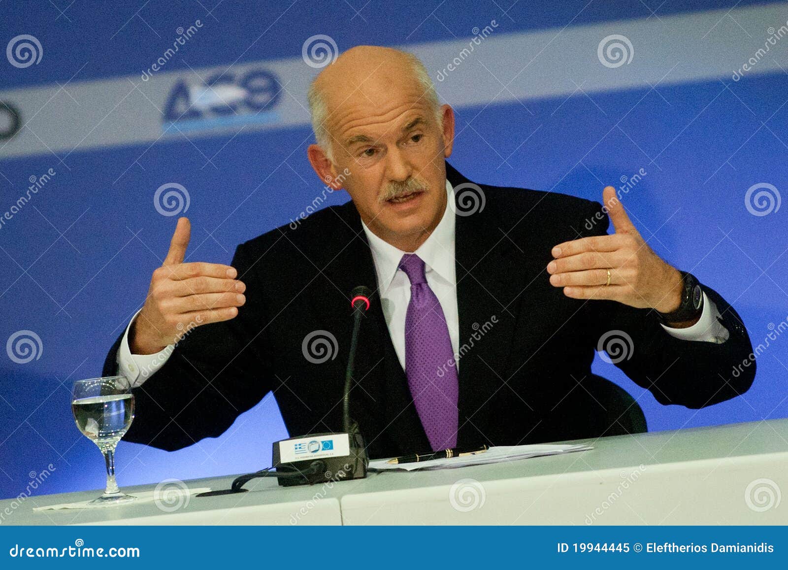 George Papandreou editorial image. Image of prime, profession - 19944445