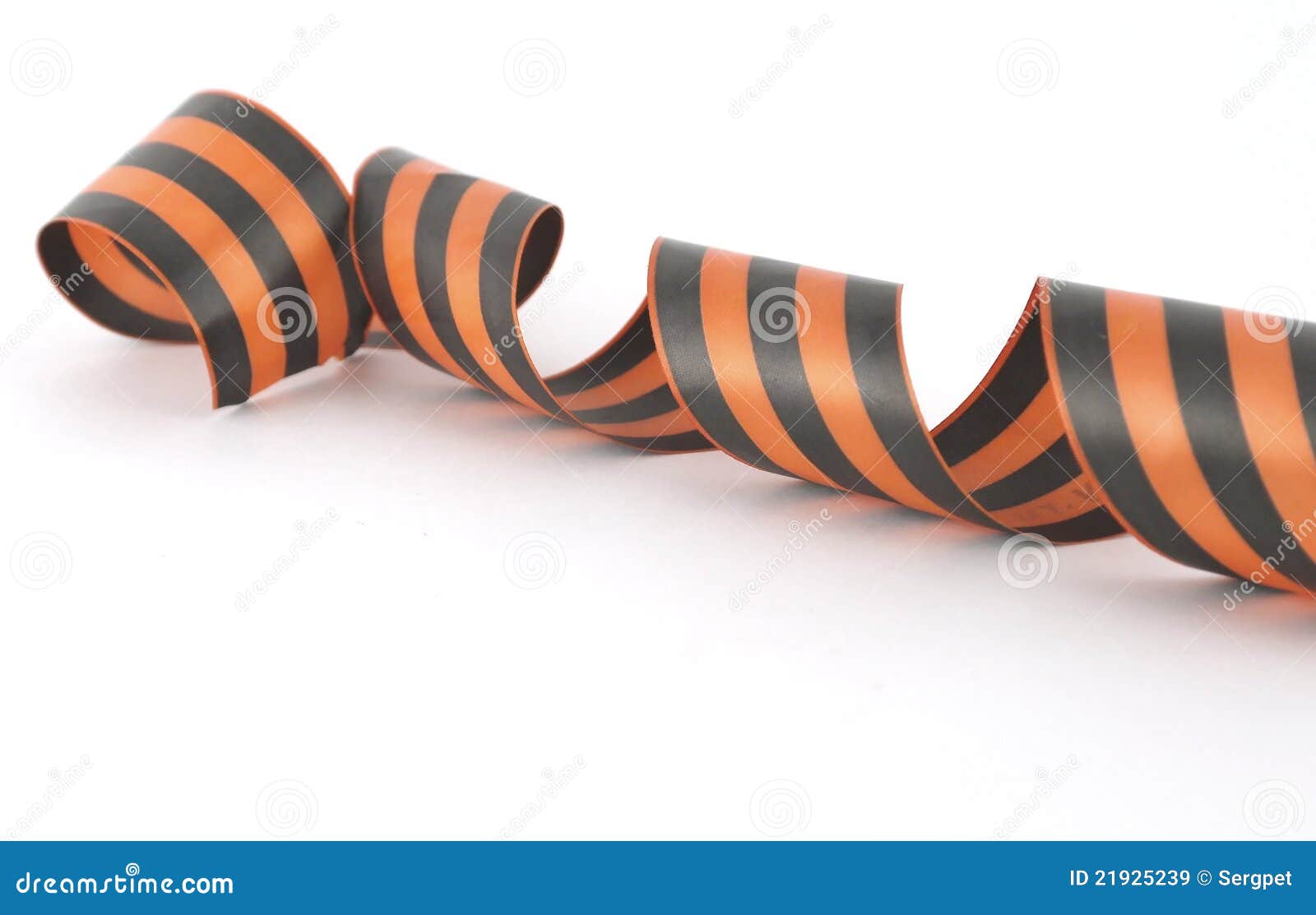George ribbon over white stock image. Image of history - 21925239