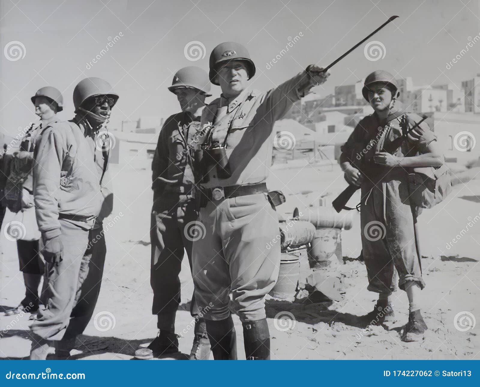 George S Patton, Sicily, 1943 Editorial Photography - Image of outdated ...