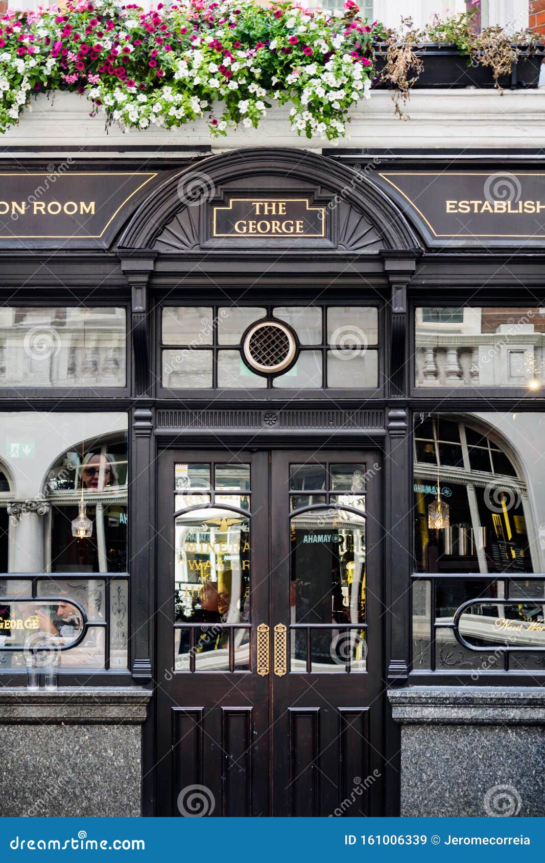 The George& x27;s pub editorial stock image. Image of british - 161006339