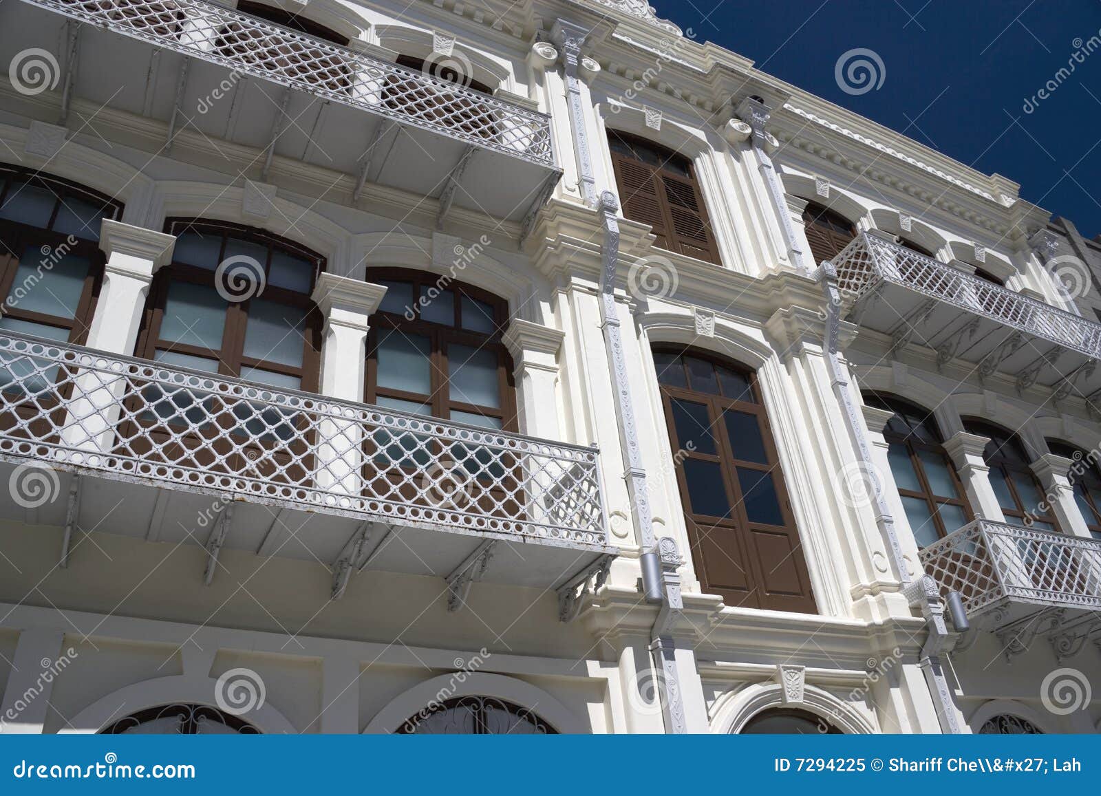 George Town Heritage Building Stock Image - Image of preservation ...