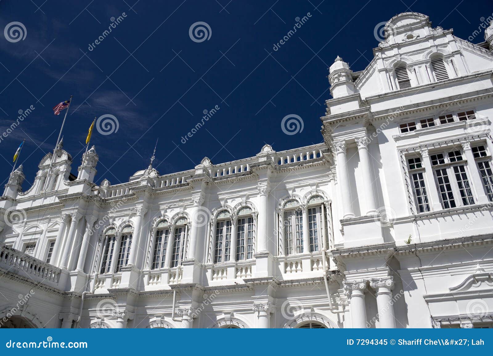 George Town Heritage Building Stock Image - Image of chinatown, detail ...
