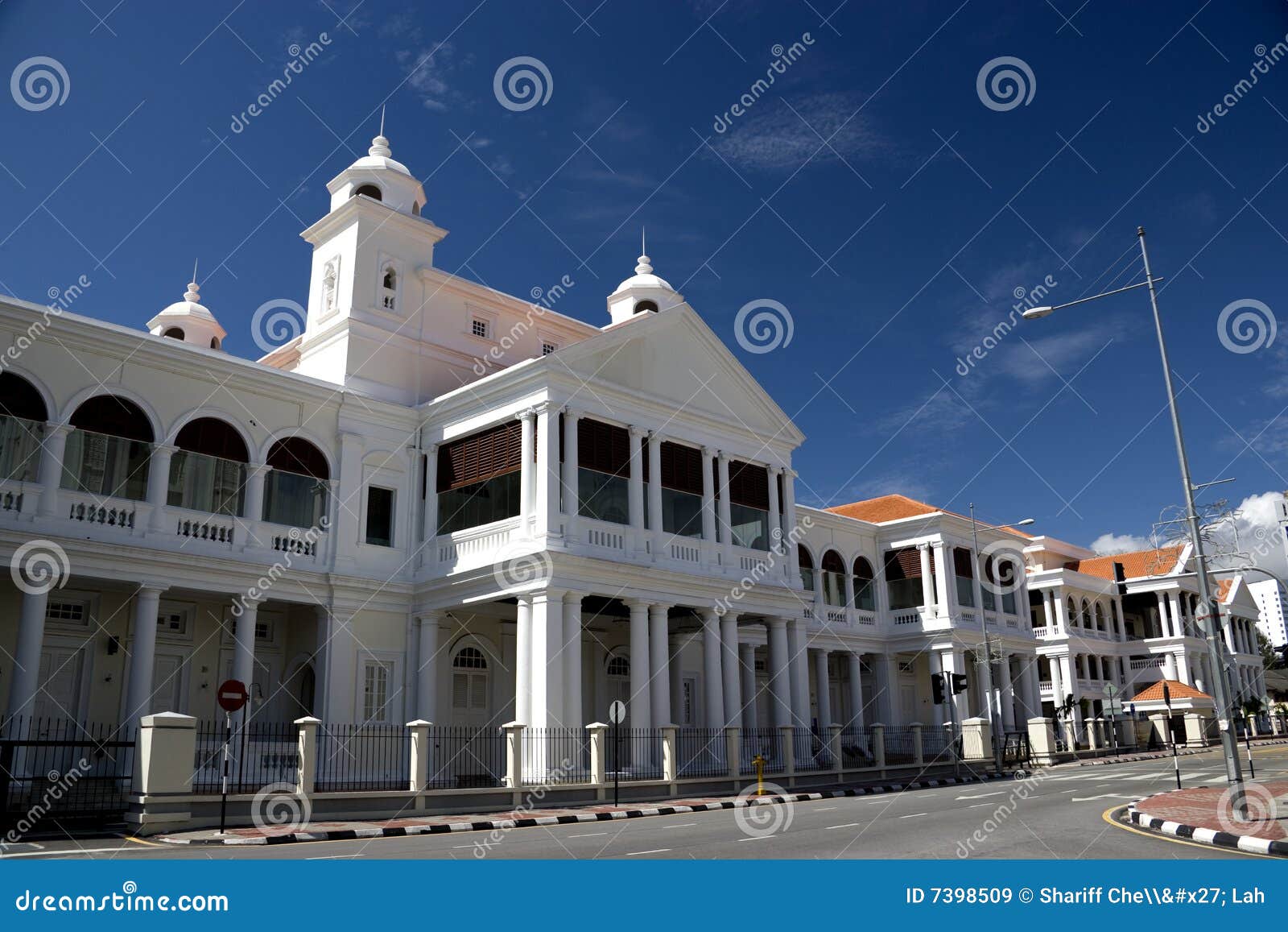 George Town Heritage Building Stock Image - Image of courthouse ...