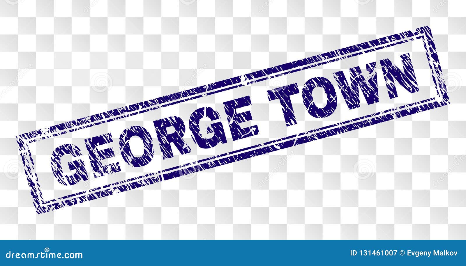 Grunge GEORGE TOWN Rectangle Stamp Stock Vector - Illustration of town ...