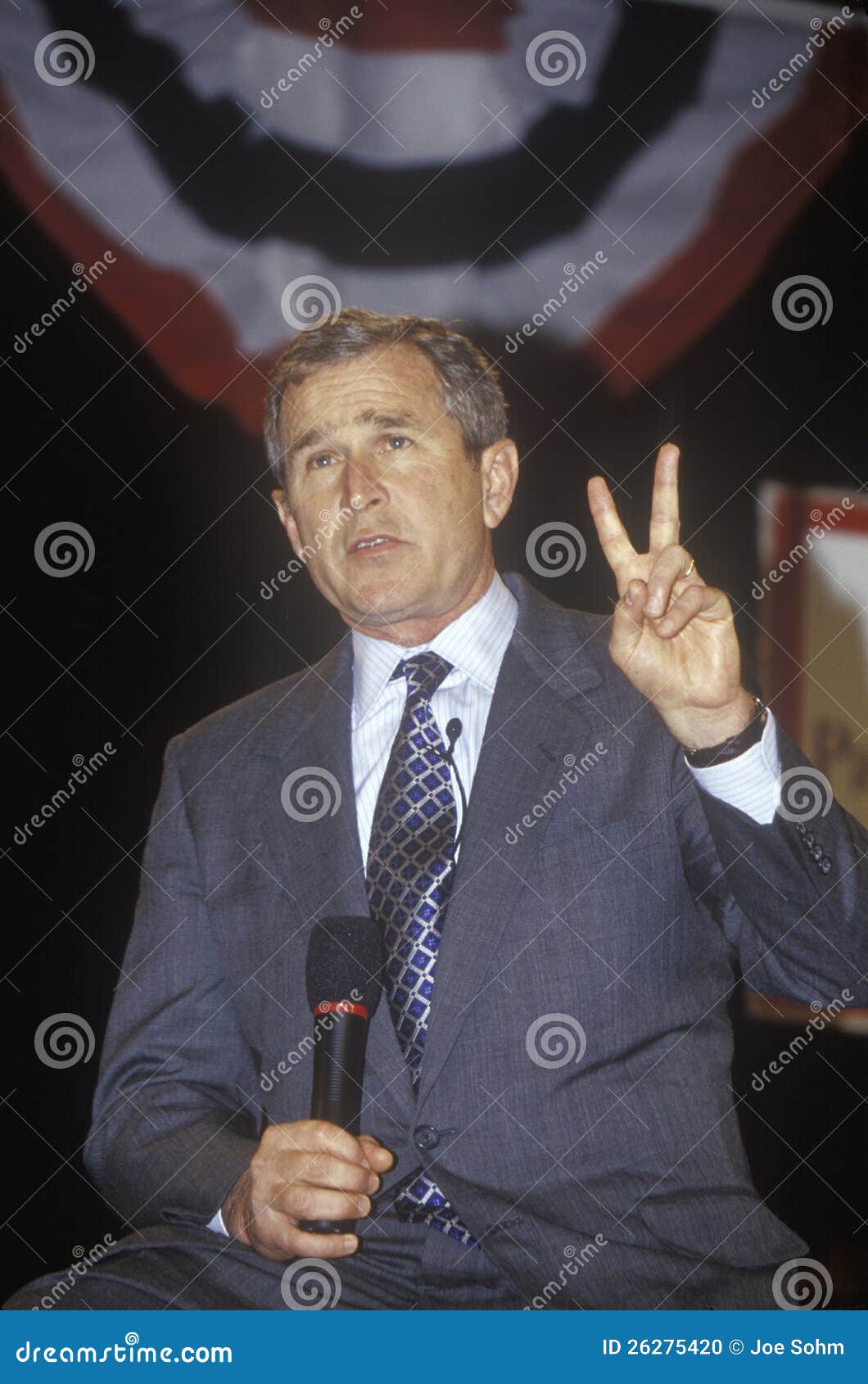 George W. Bush editorial image. Image of speaking, george - 26275420