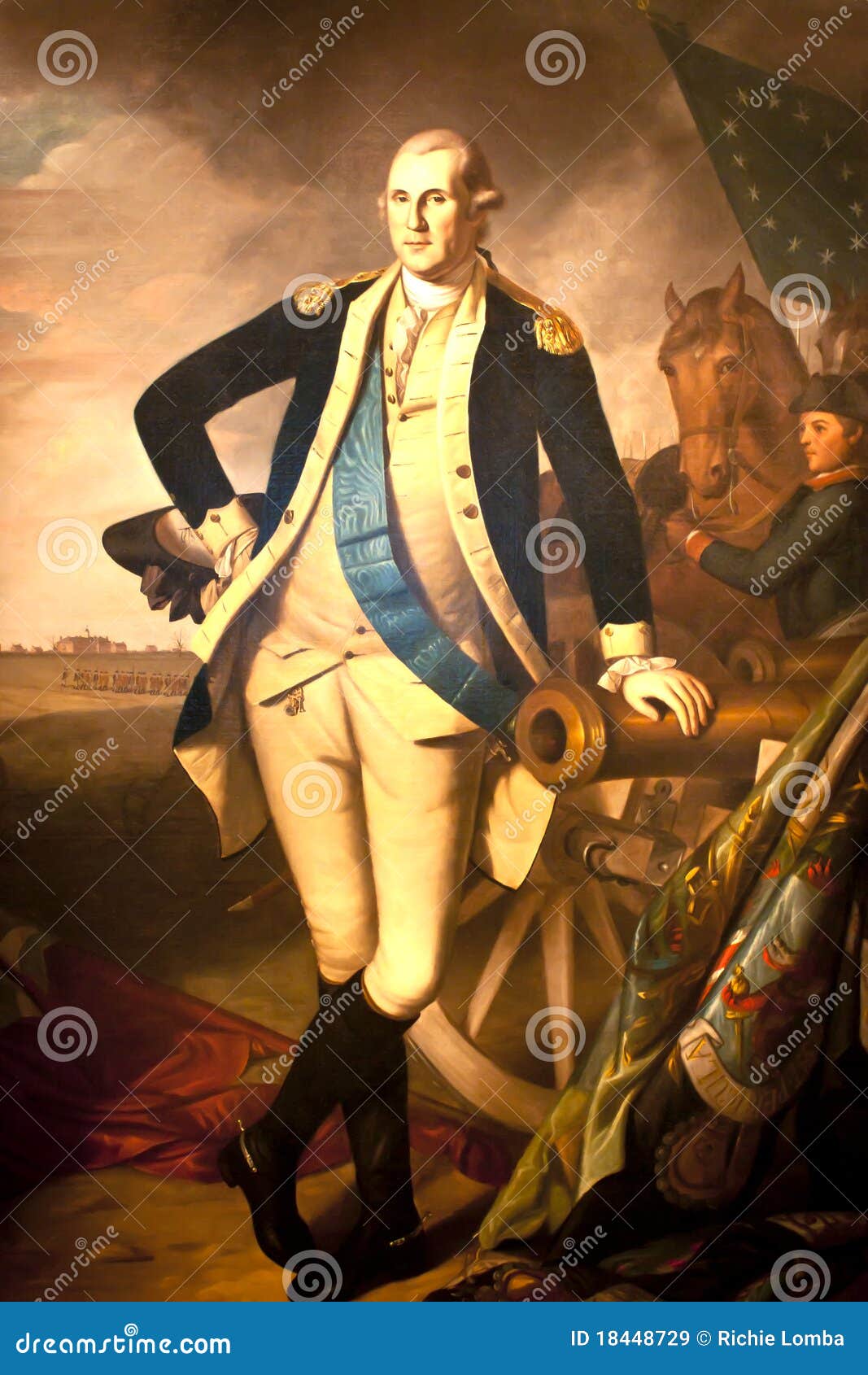 George Washington editorial stock image. Image of paint - 18448729