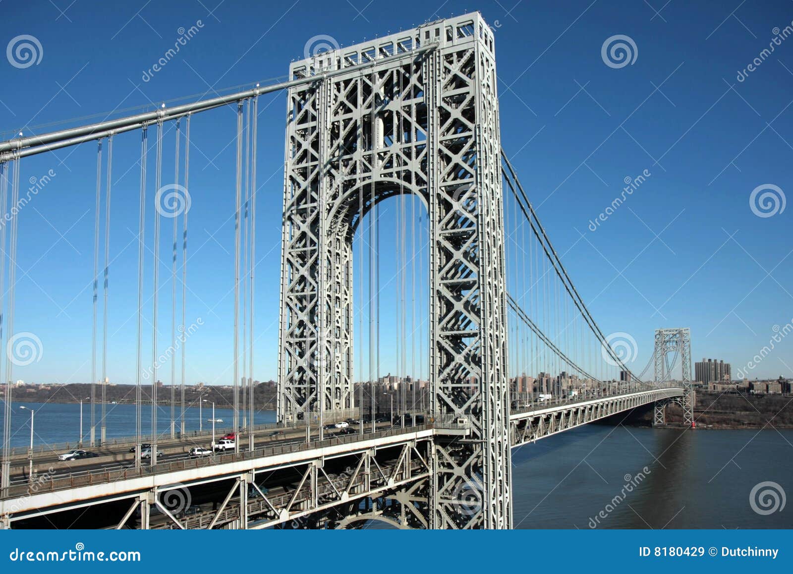 George Washington Bridge stock image. Image of transportation - 8180429
