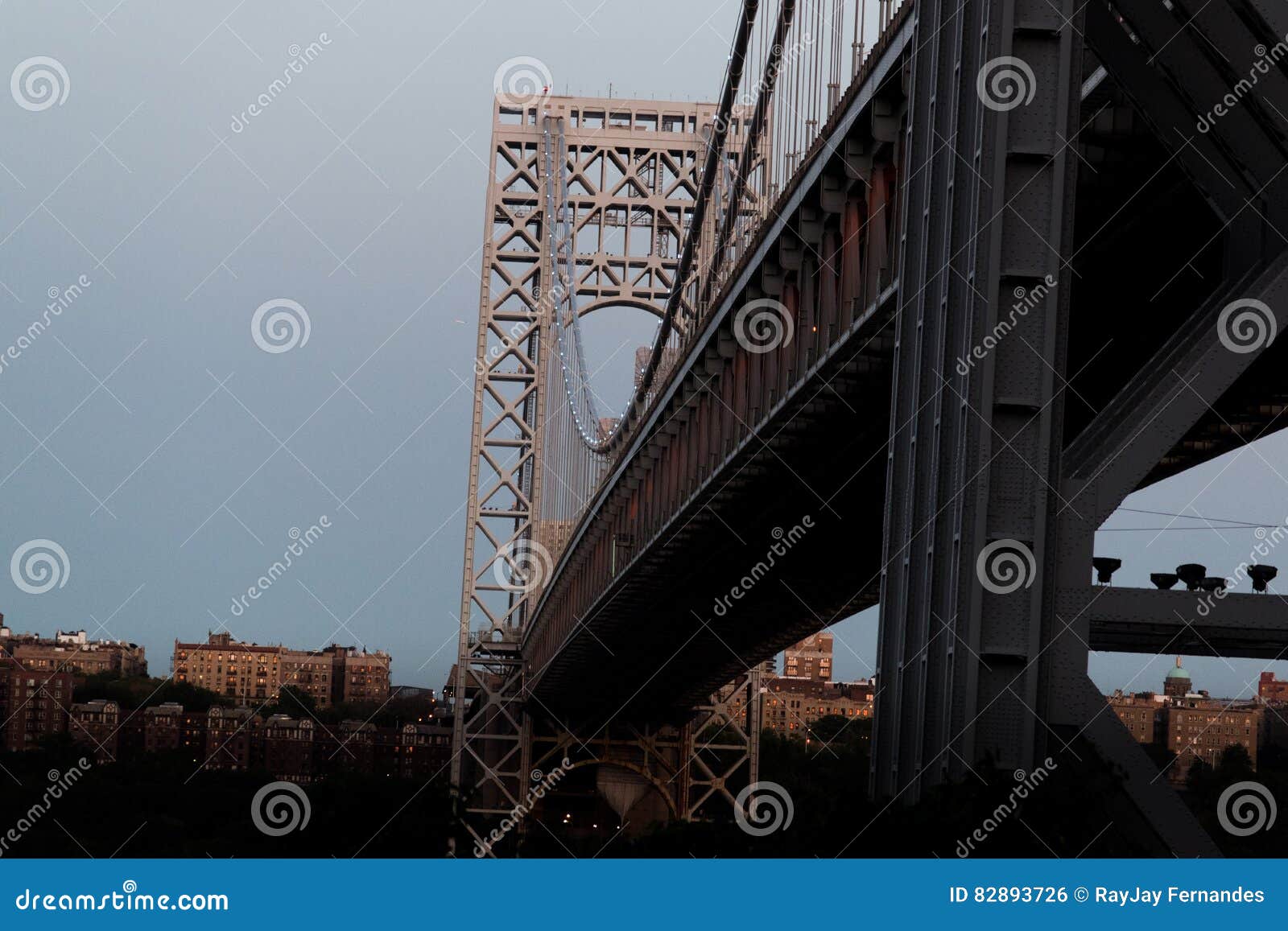 George Washington Bridge stock photo. Image of metropolis - 82893726