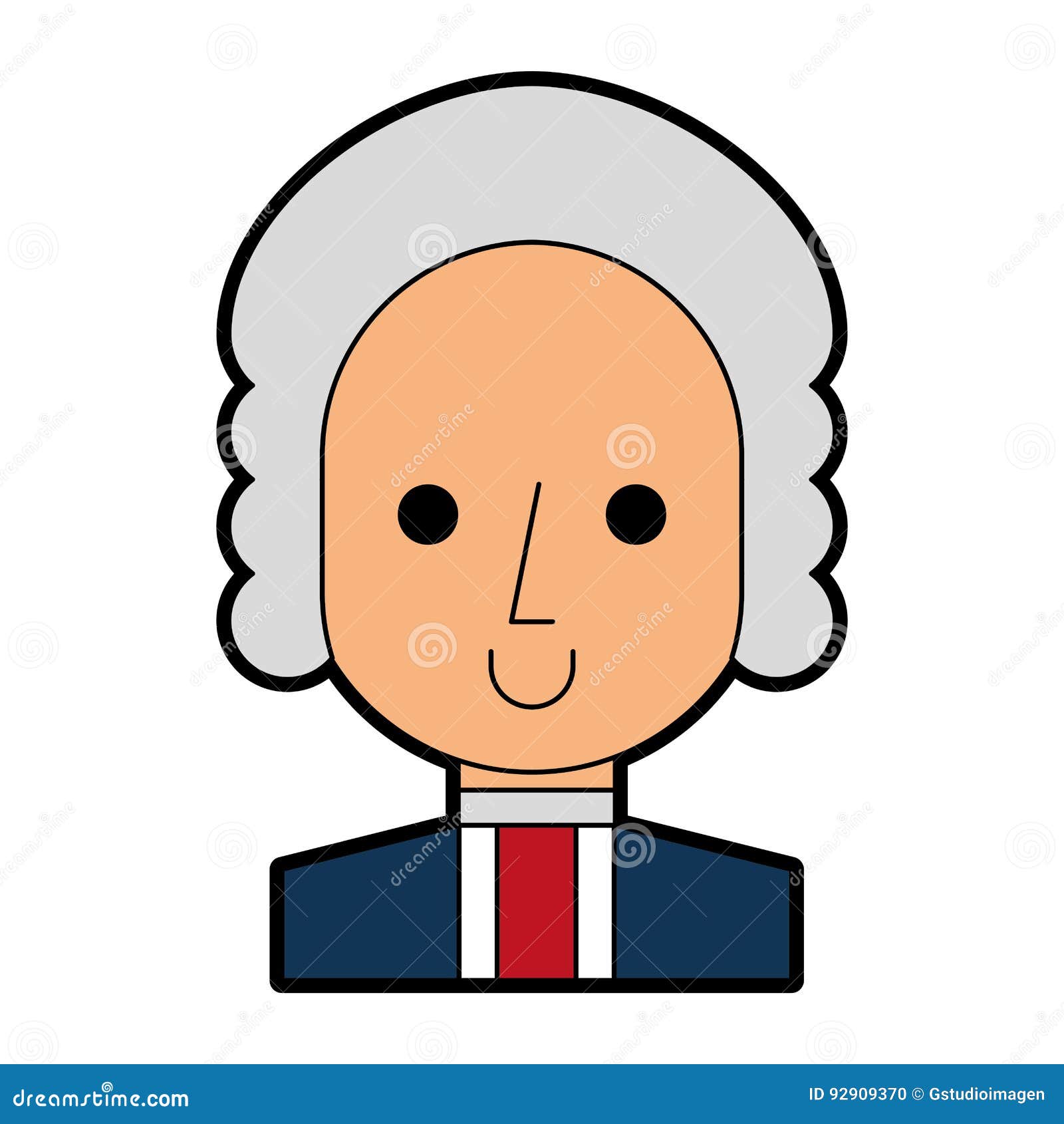 George Washington Character Comic Stock Vector - Illustration of ...