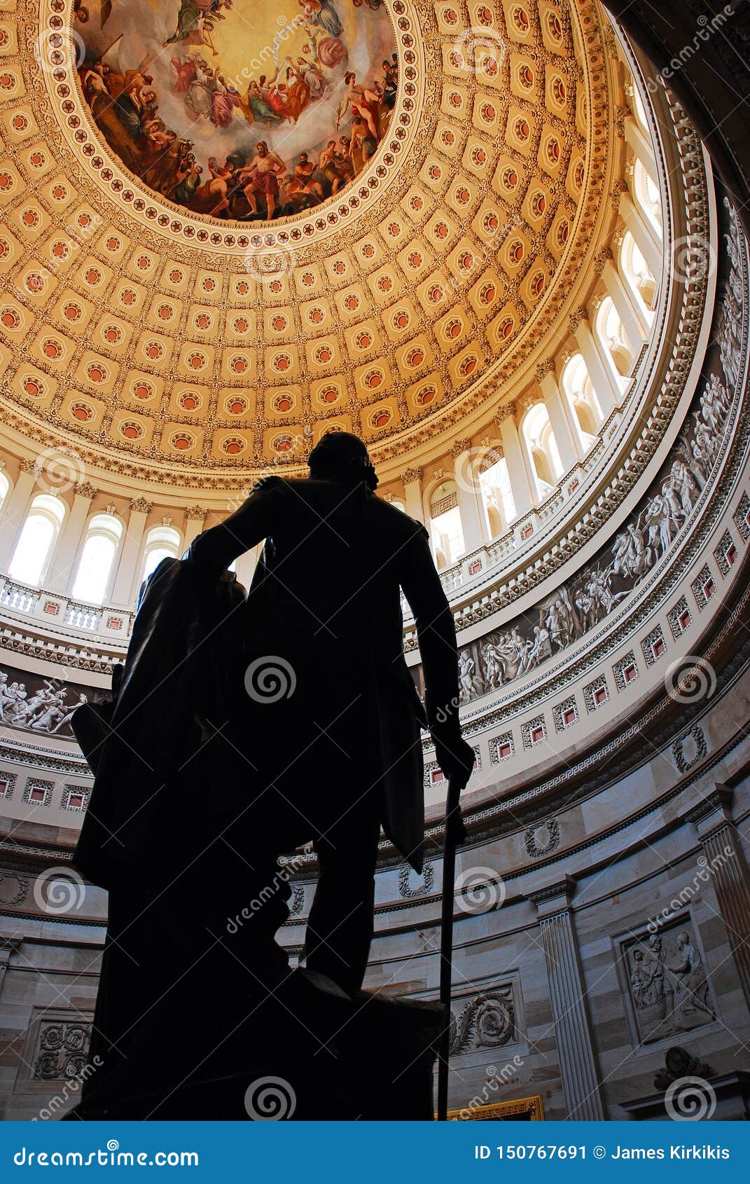 George Washington Inside the US Capitol Editorial Photo - Image of ...