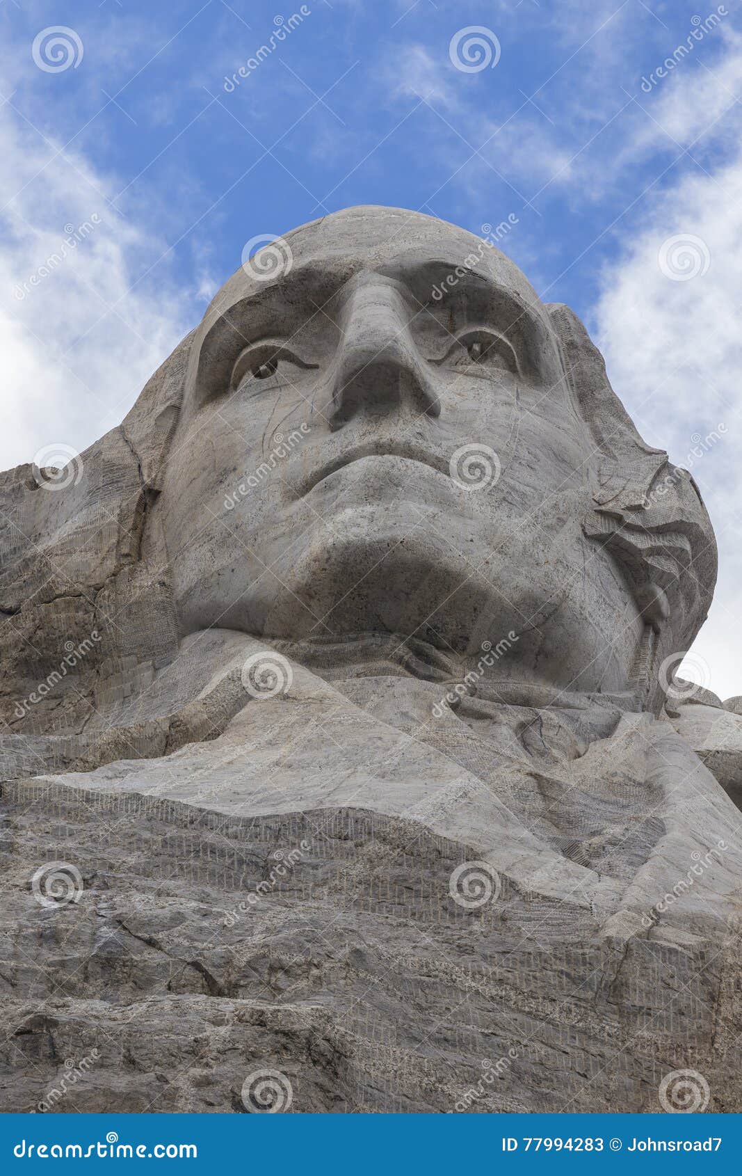 George Washington on Mount Rushmore Stock Image - Image of mountain ...