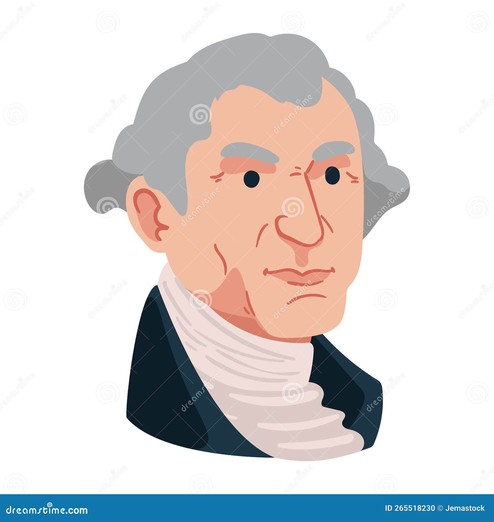 George Washington President Editorial Image - Illustration of democracy ...