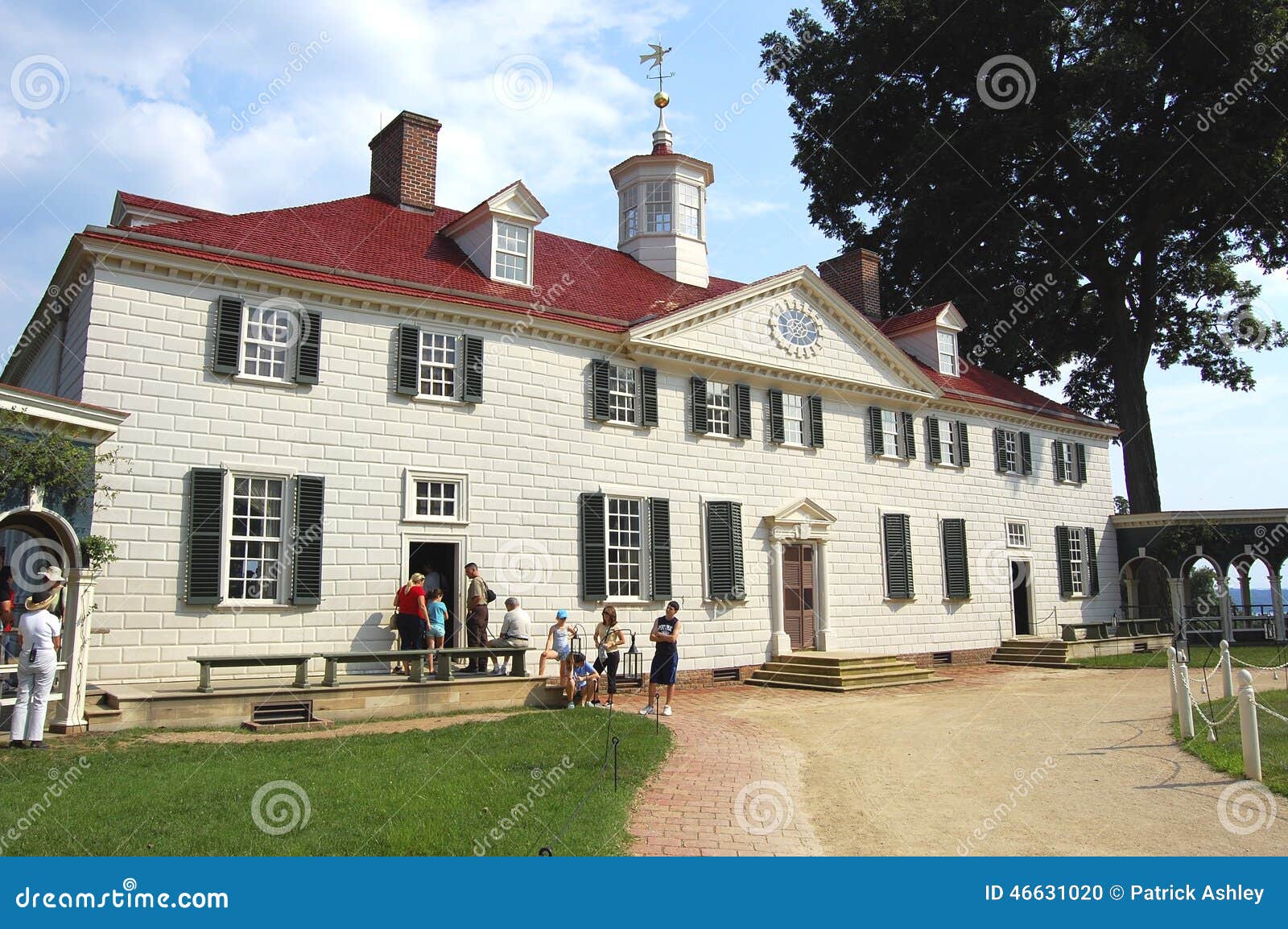 George Washington S Mount Vernon Editorial Image - Image of george ...