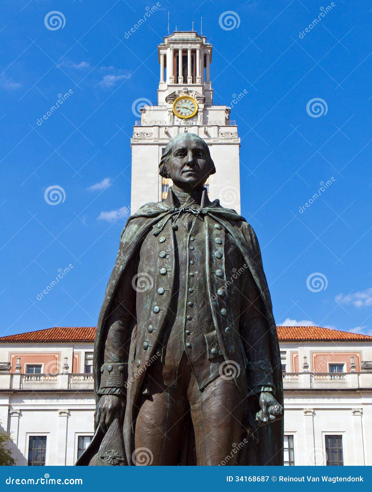 George Washington statue editorial photography. Image of campus - 34168687