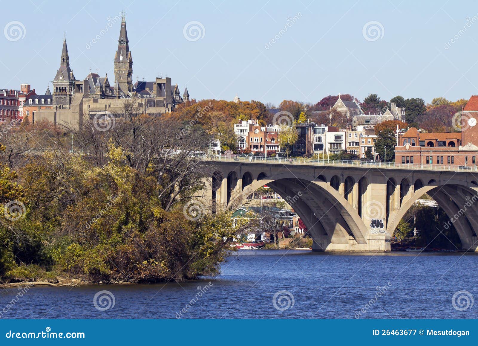 Georgetown Bridge stock image. Image of travel, concrete - 26463677