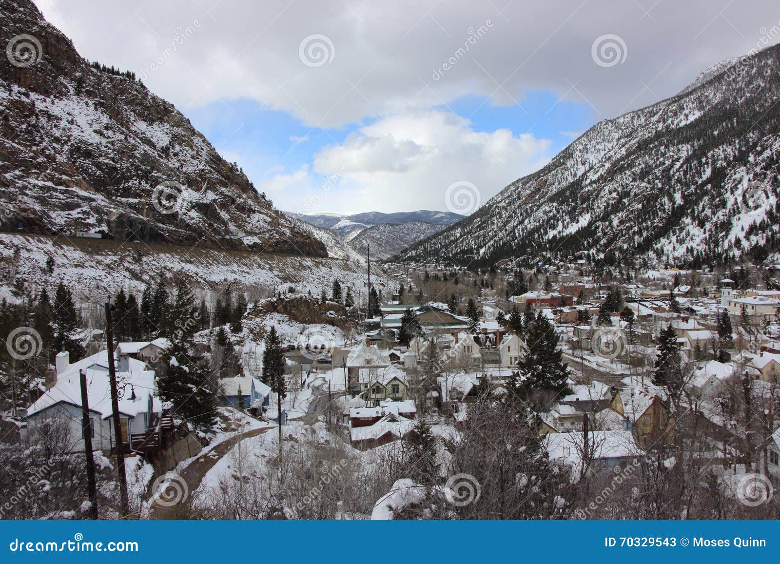 Georgetown Colorado stock image. Image of trees, early - 70329543