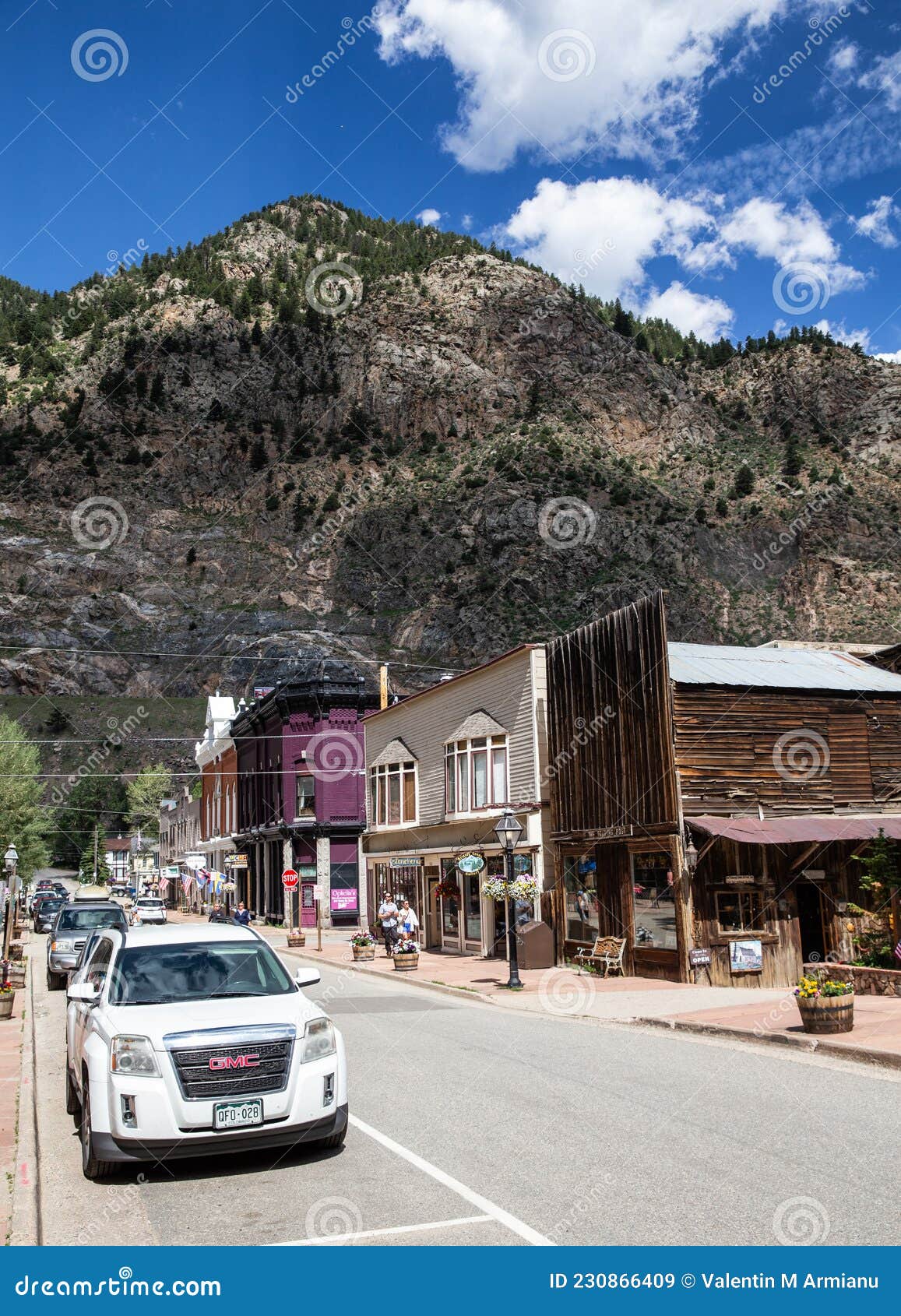 Georgetown Colorado editorial stock image. Image of hystorical - 230866409