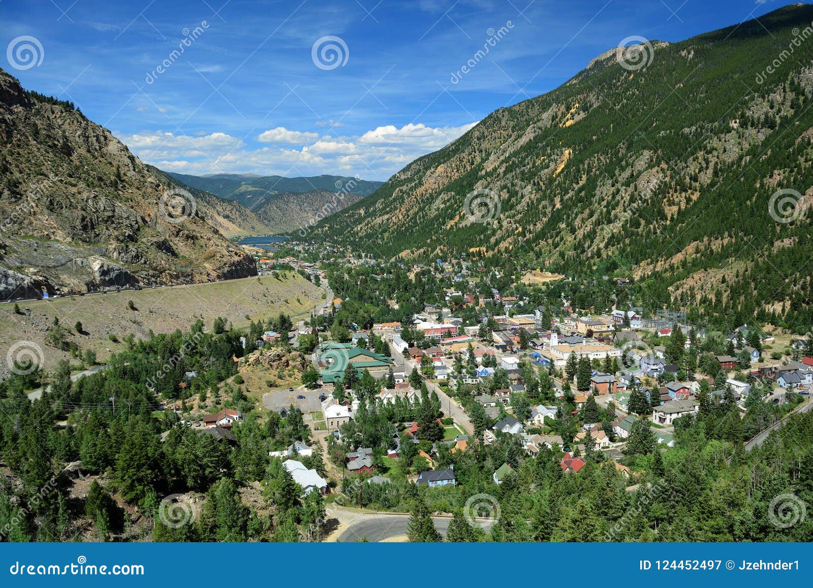 Georgetown, Colorado on a Sunny Day Stock Image - Image of landscape ...
