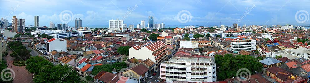 Georgetown panoramic view stock image. Image of georgetown - 1938199
