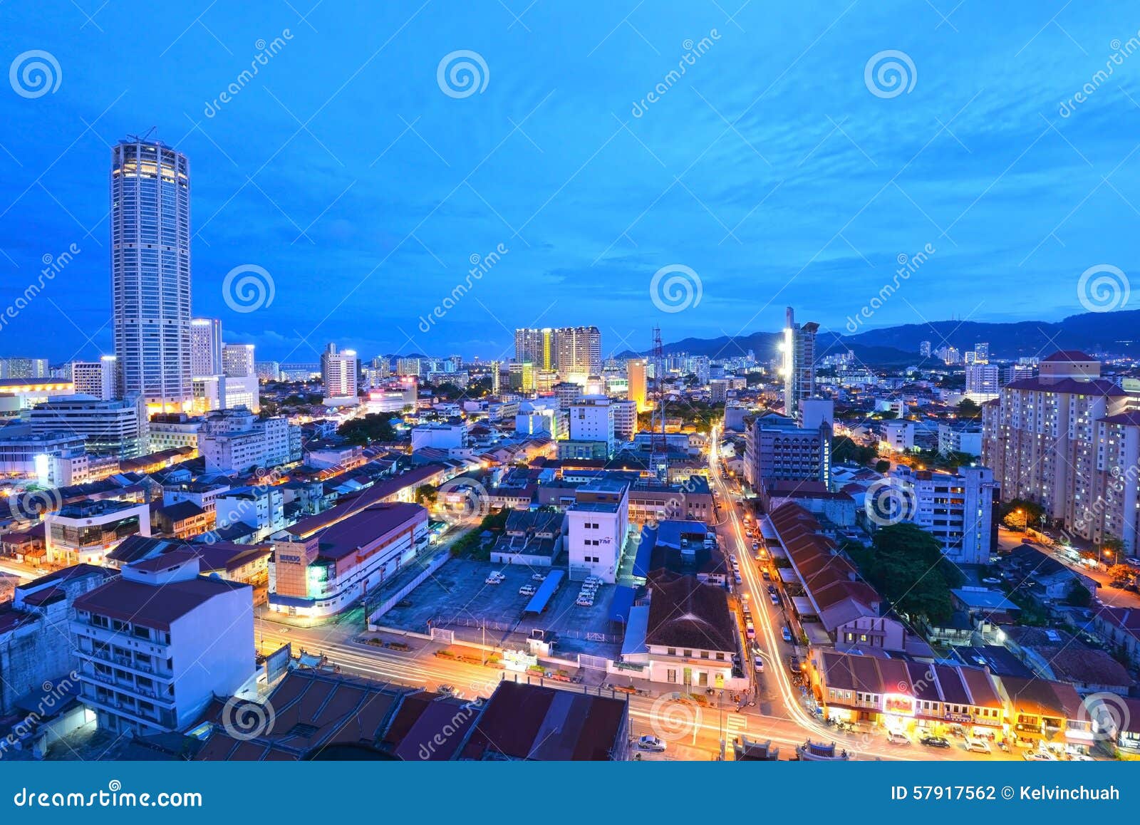 Georgetown Penang Malaysia editorial photography. Image of town - 57917562