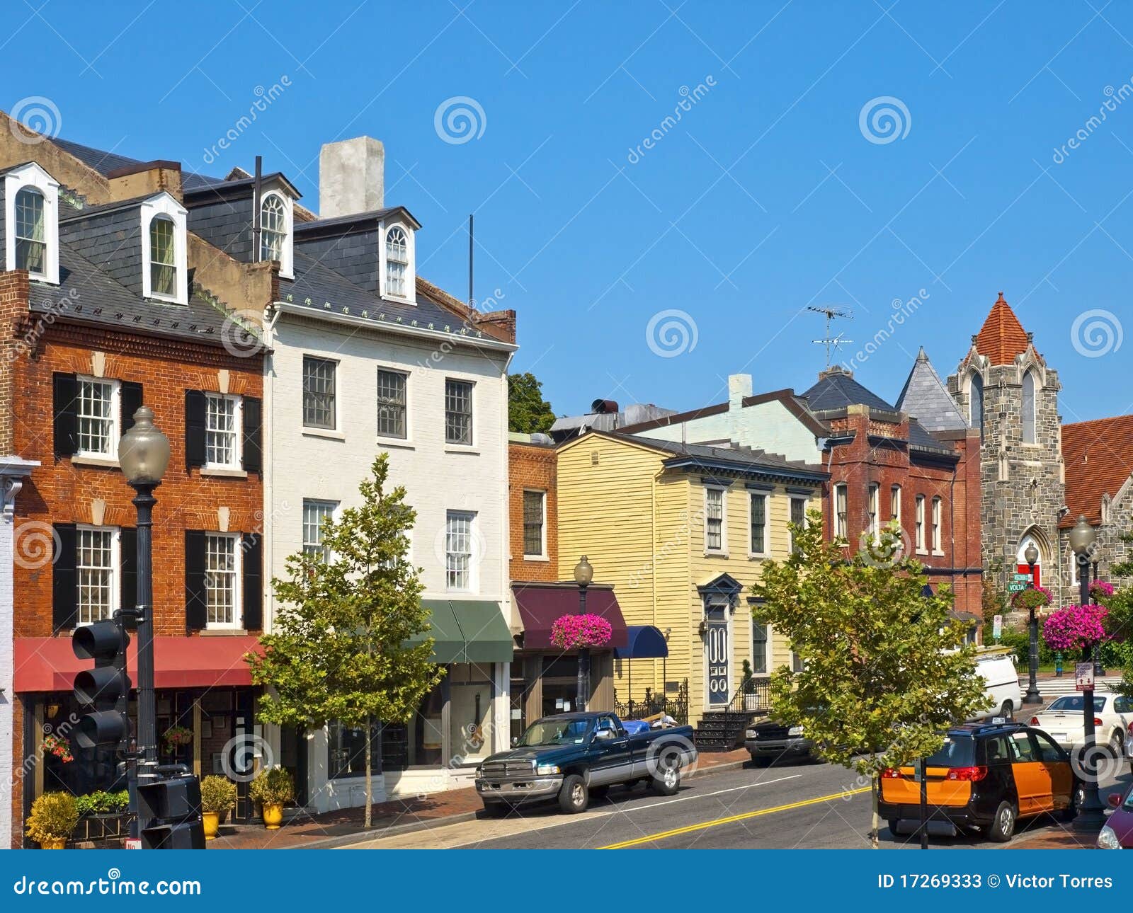 Georgetown Streets, Washington DC Stock Image - Image of georgetown ...