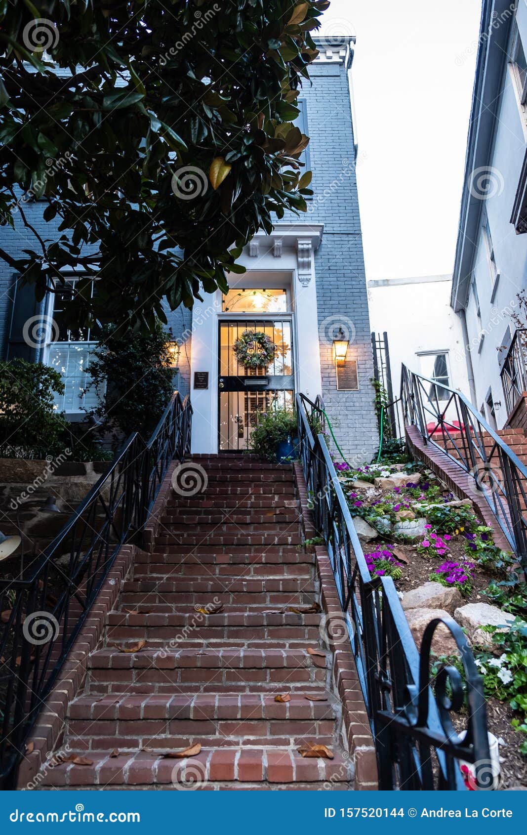 Georgetown Streets, Washington DC, EE.UU. Imagen de archivo editorial ...