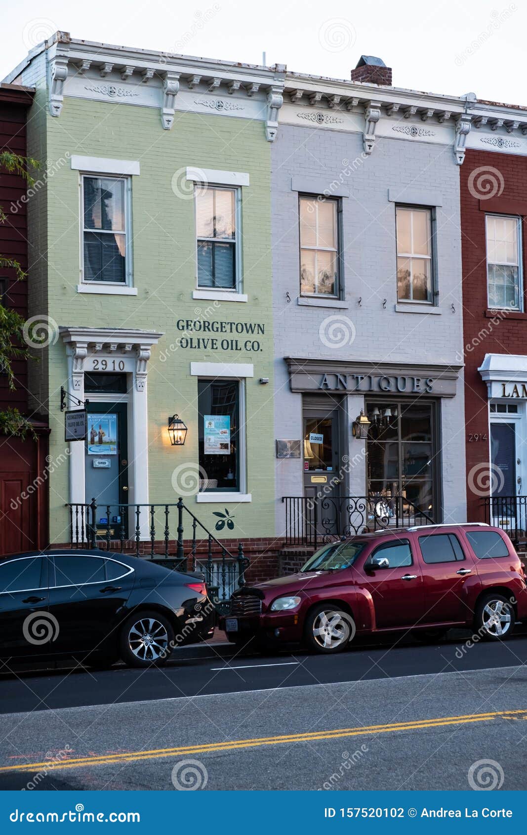Georgetown Streets, Washington DC, USA Editorial Photography - Image of ...