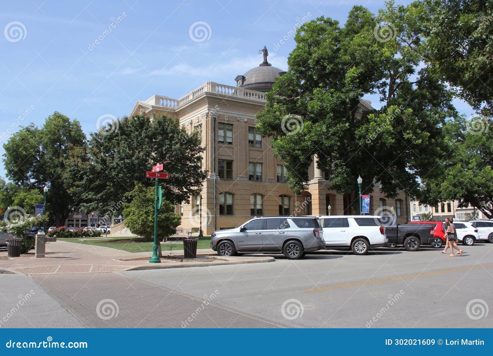 Georgetown, TX - June 7, 2023: Historic Williamson County Courthouse ...