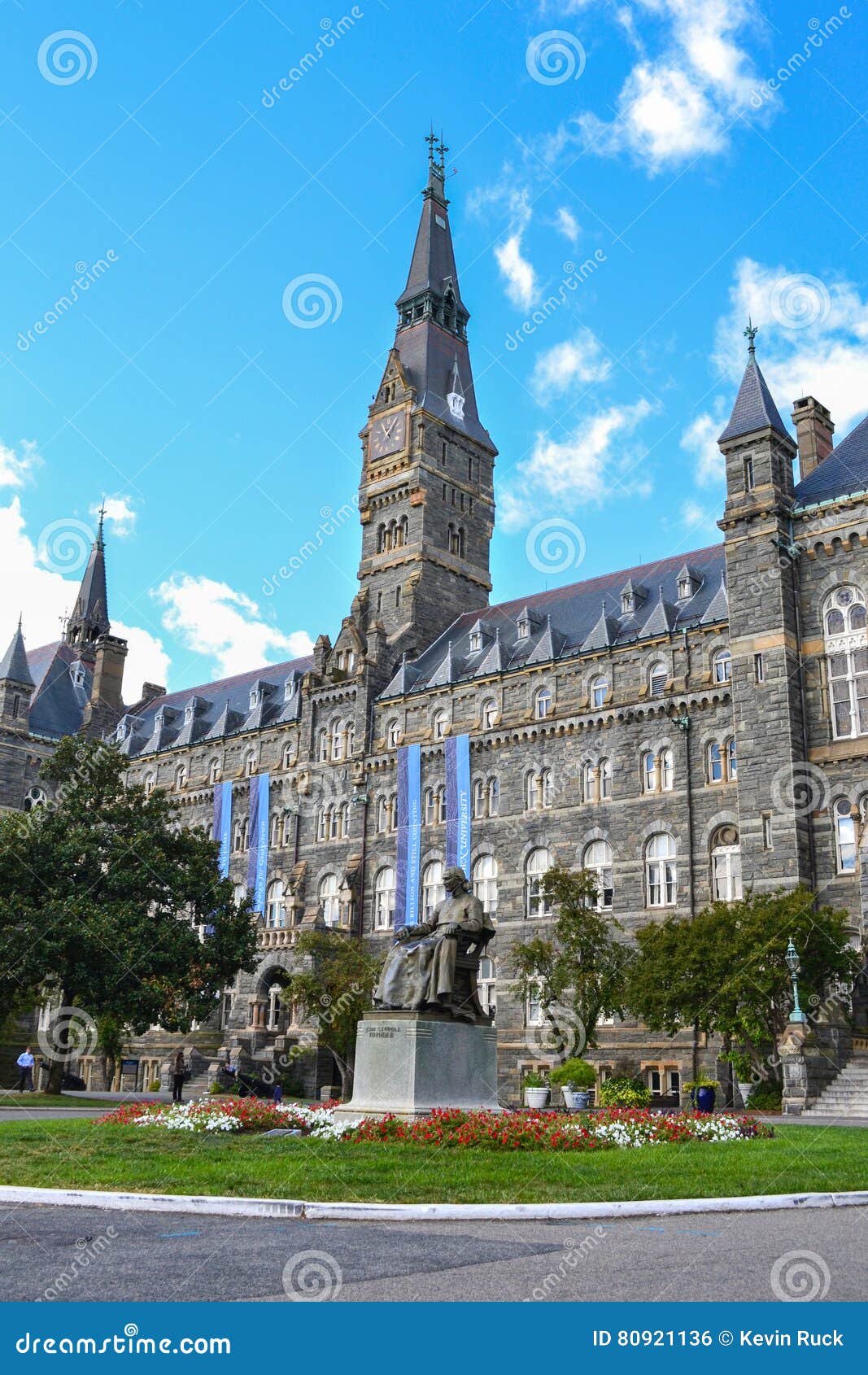 Georgetown University Campus in Washington DC Stock Photo - Image of ...