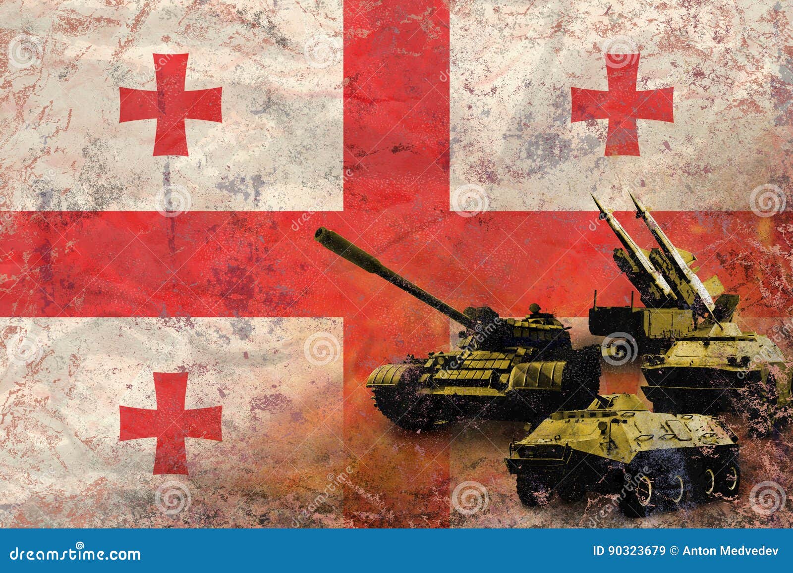 Georgia army concept stock image. Image of grained, relief - 90323679